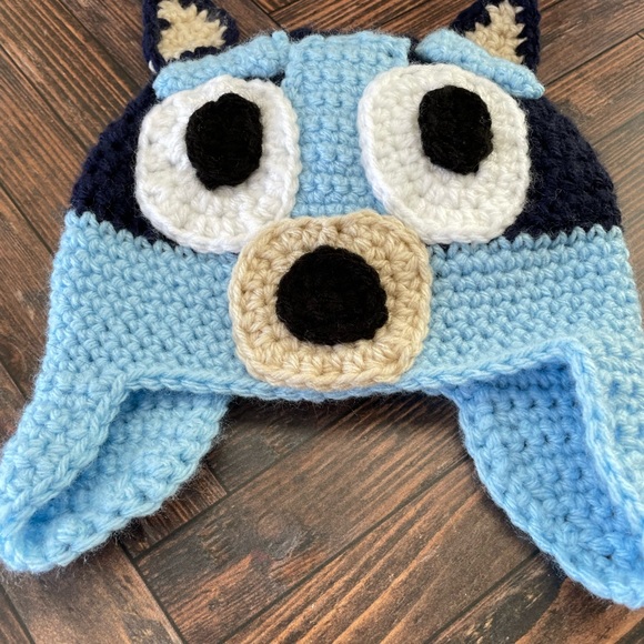 Handmade | Accessories | Bluey Handmade Crochet Hat Disney Inspired ...